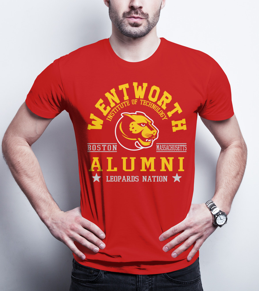 Wentworth Institute Of Technology Alumni Leopards Nation Boston Massachusetts T-Shirt