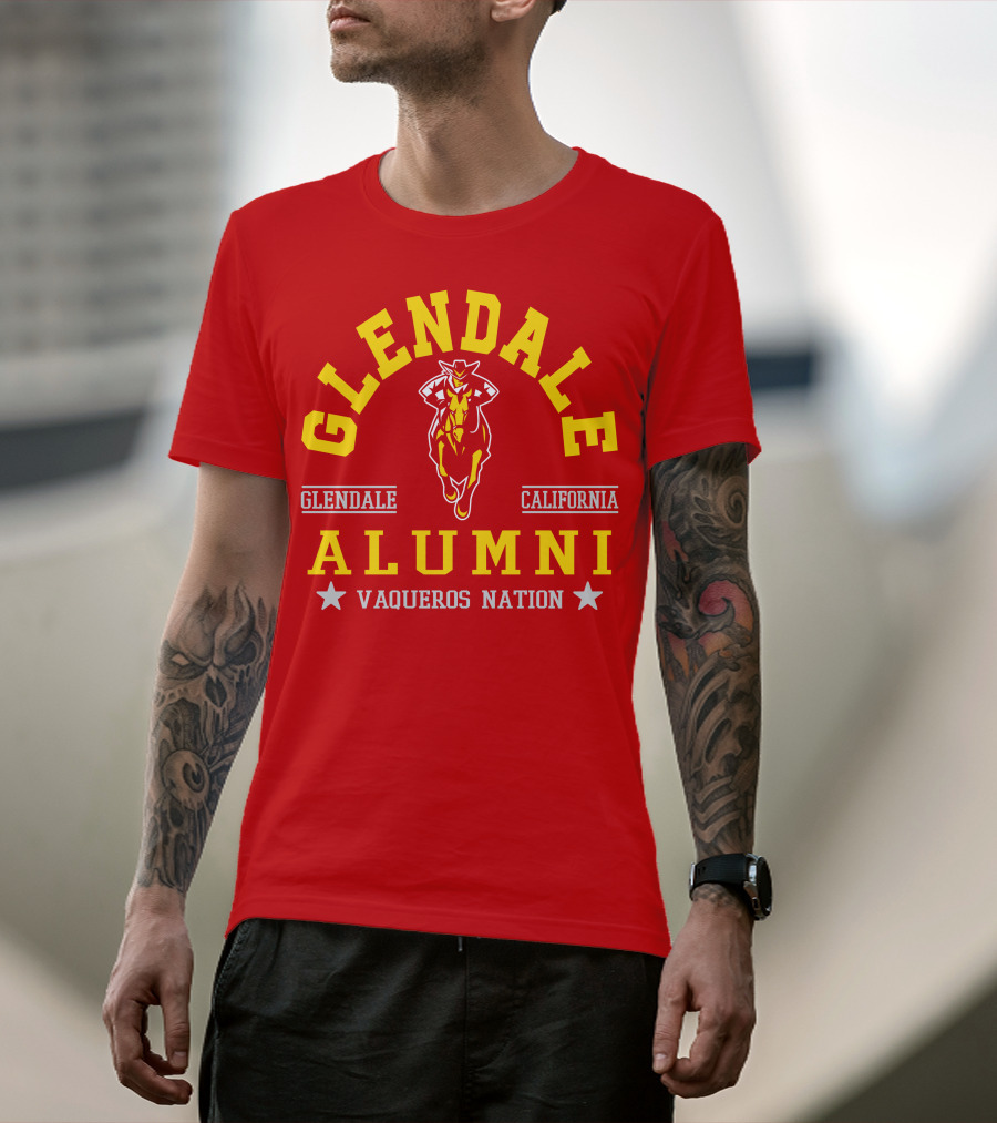 Glendale California Alumni Vaqueros Nation T-Shirt