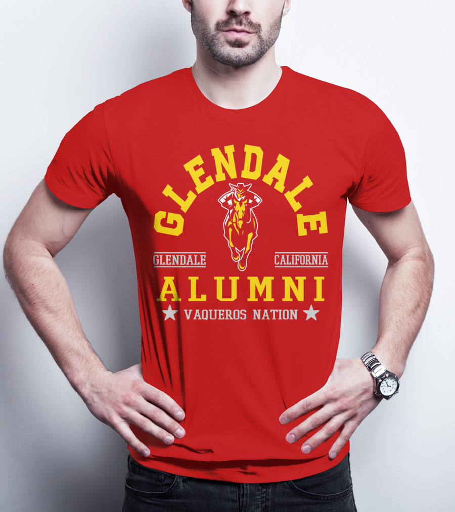Glendale California Alumni Vaqueros Nation T-Shirt