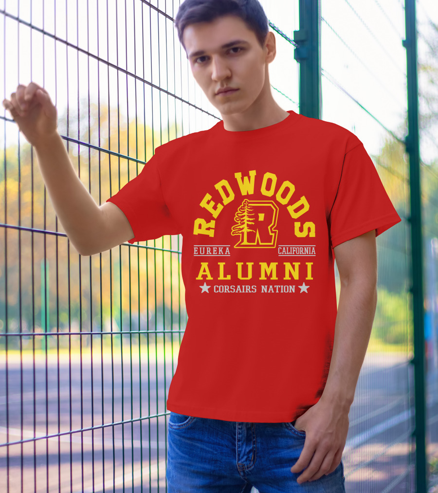 Redwoods Alumni Eureka California Corsairs Nation T-Shirt
