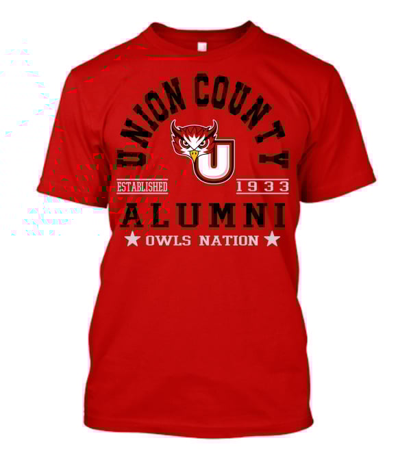 Union County Alumni Owls Nation Established 1933 T-Shirt