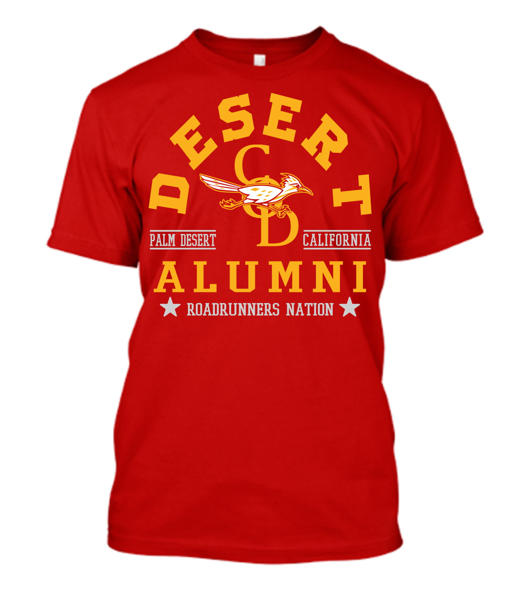 Desert Alumni Palm Desert California Roadrunners Nation T-Shirt