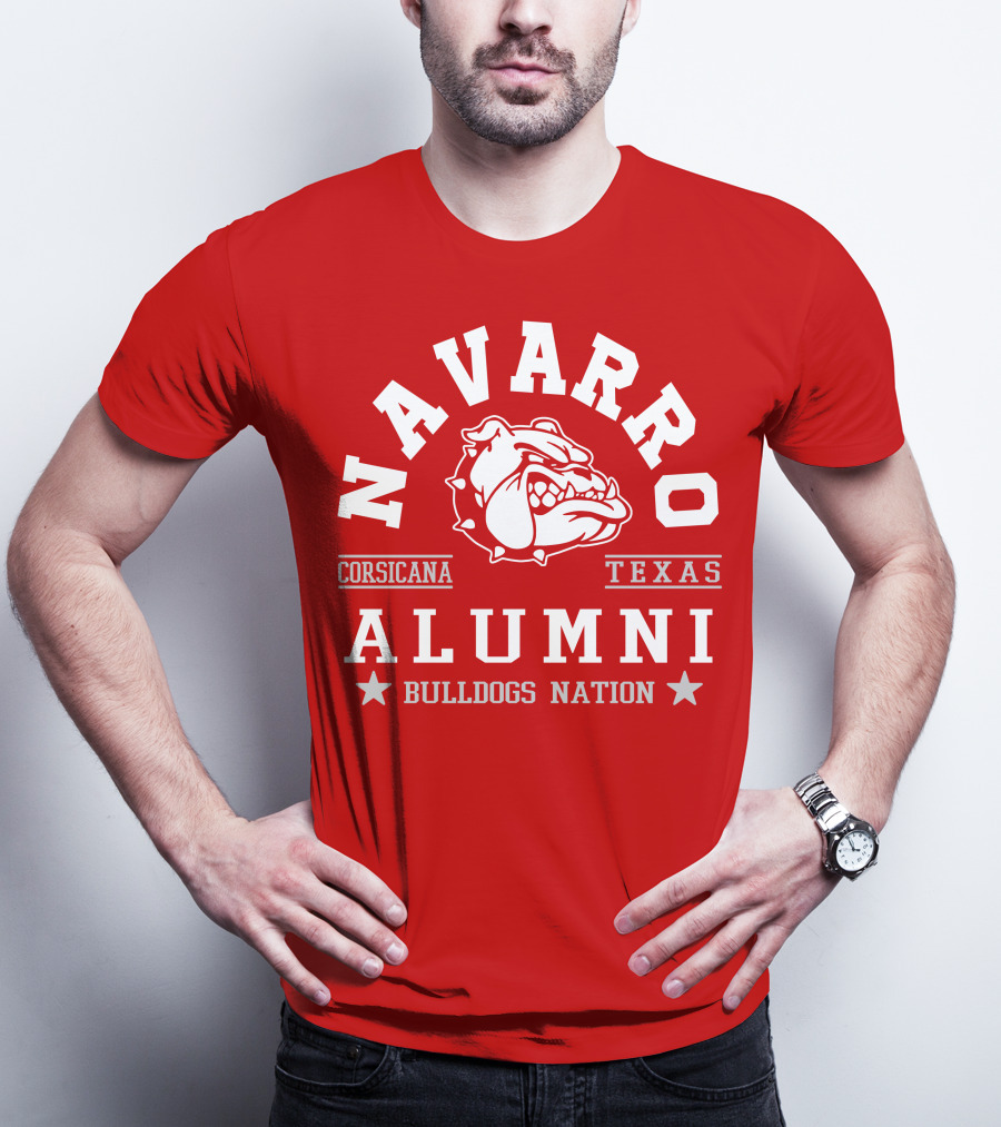 Navarro Corsicana Texas Alumni Bulldogs Nation T-Shirt