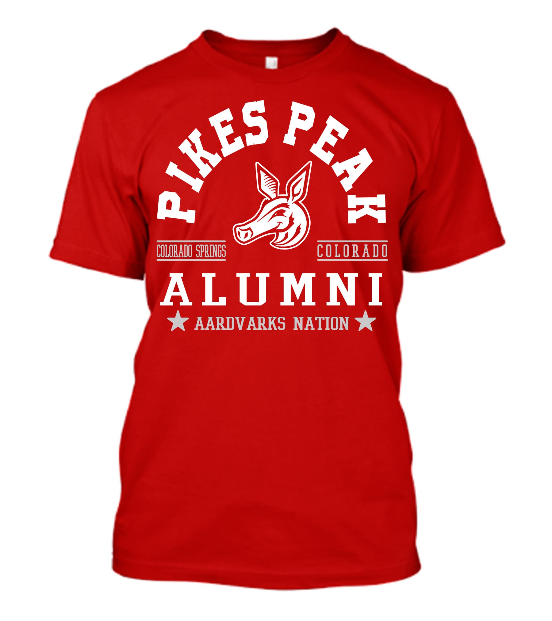 Pikes Peak Alumni Colorado Springs Aardvarks Nation Colorado T-Shirt
