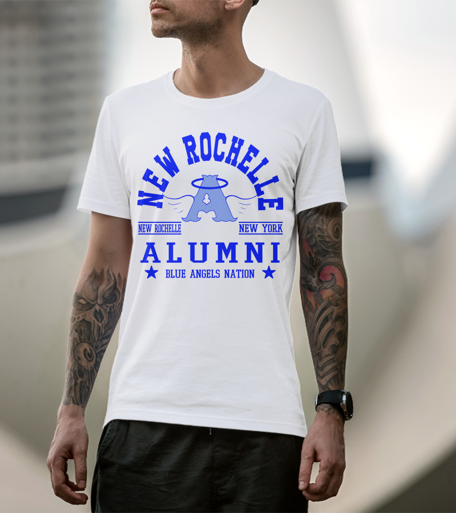 New Rochelle Alumni Blue Angels Nation New York T-Shirt