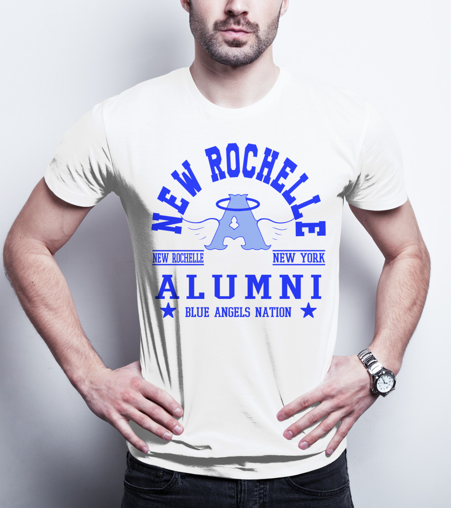 New Rochelle Alumni Blue Angels Nation New York T-Shirt