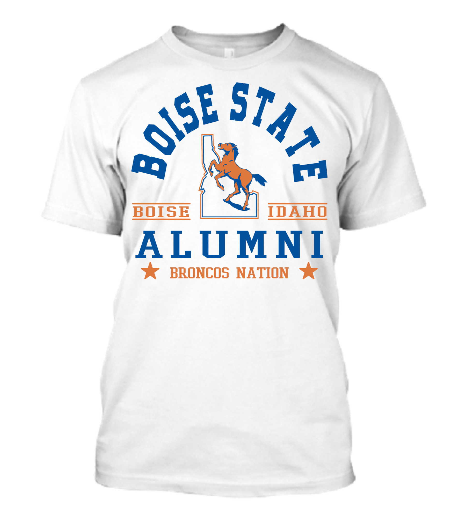 Boise State Alumni Boise Idaho Broncos Nation T-Shirt
