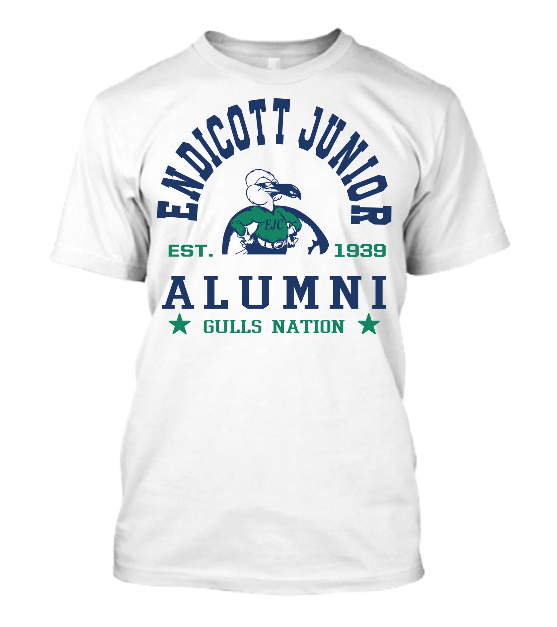 Endicott Junior Alumni Est. 1939 Gulls Nation EJC T-Shirt