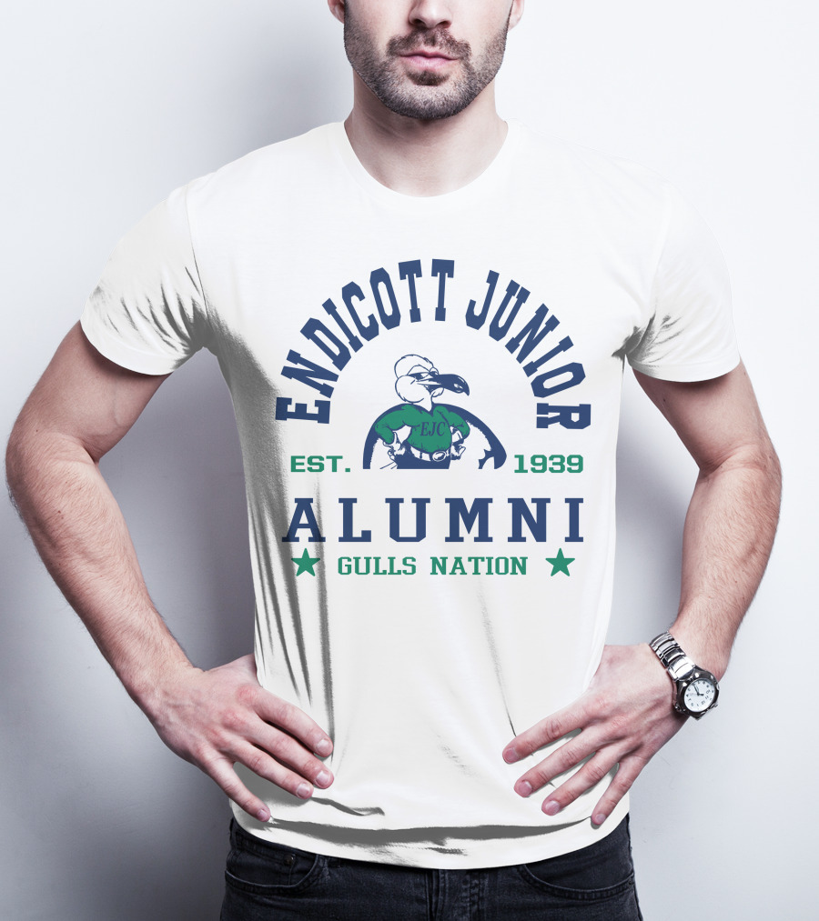 Endicott Junior Alumni Est. 1939 Gulls Nation EJC T-Shirt