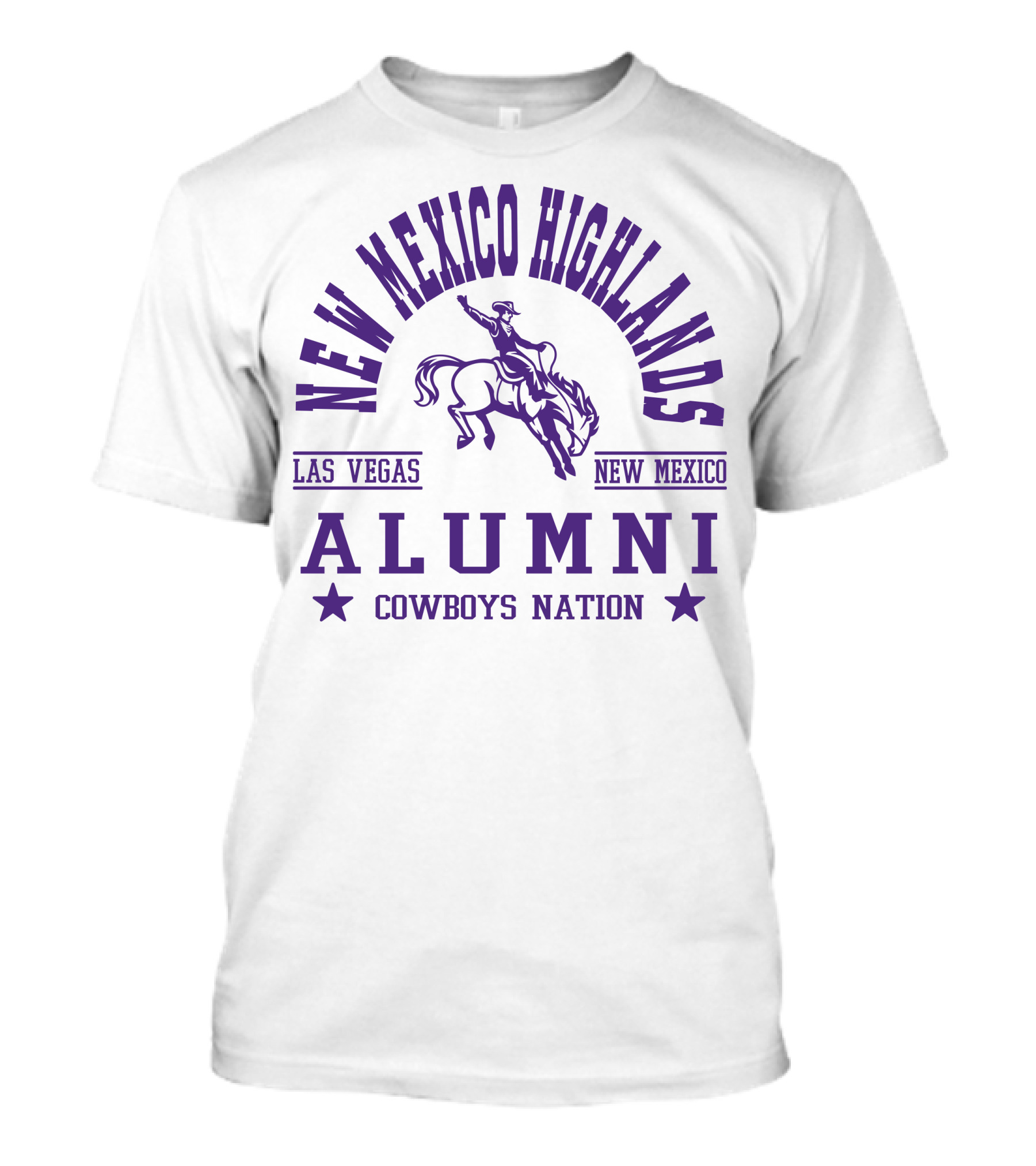 New Mexico Highlands University Alumni Cowboys Nation Las Vegas New Mexico T-Shirt