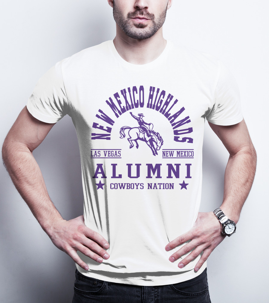 New Mexico Highlands University Alumni Cowboys Nation Las Vegas New Mexico T-Shirt