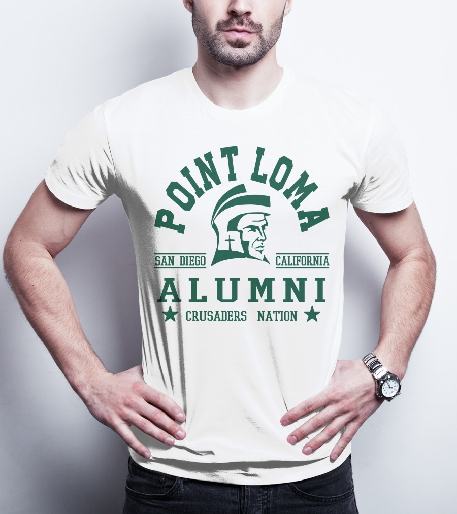 Point Loma Alumni San Diego California Crusaders Nation T-Shirt