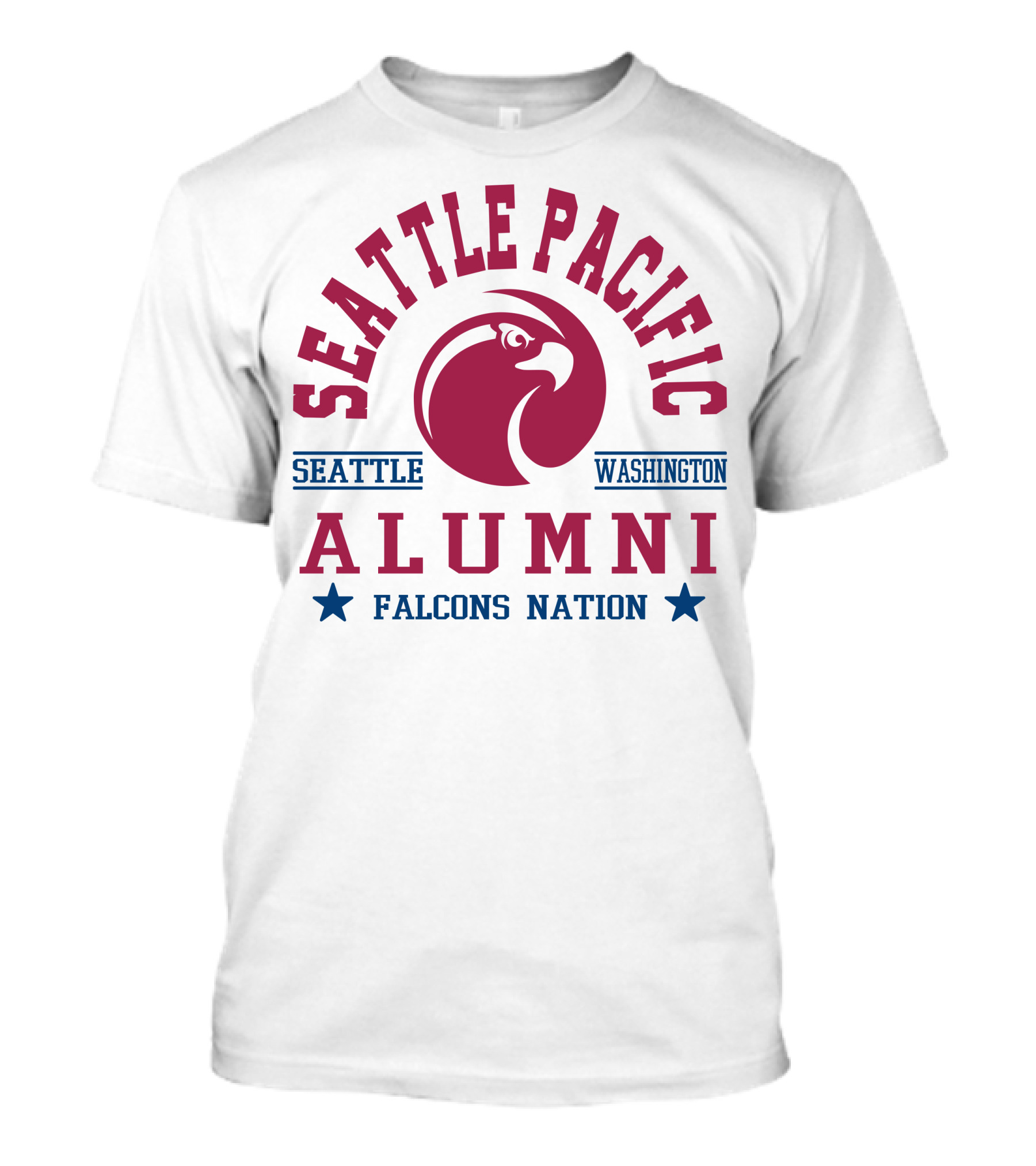 Seattle Pacific Alumni Falcons Nation Seattle Washington T-Shirt