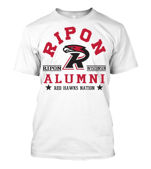 Ripon Wisconsin Alumni Red Hawks Nation T-Shirt
