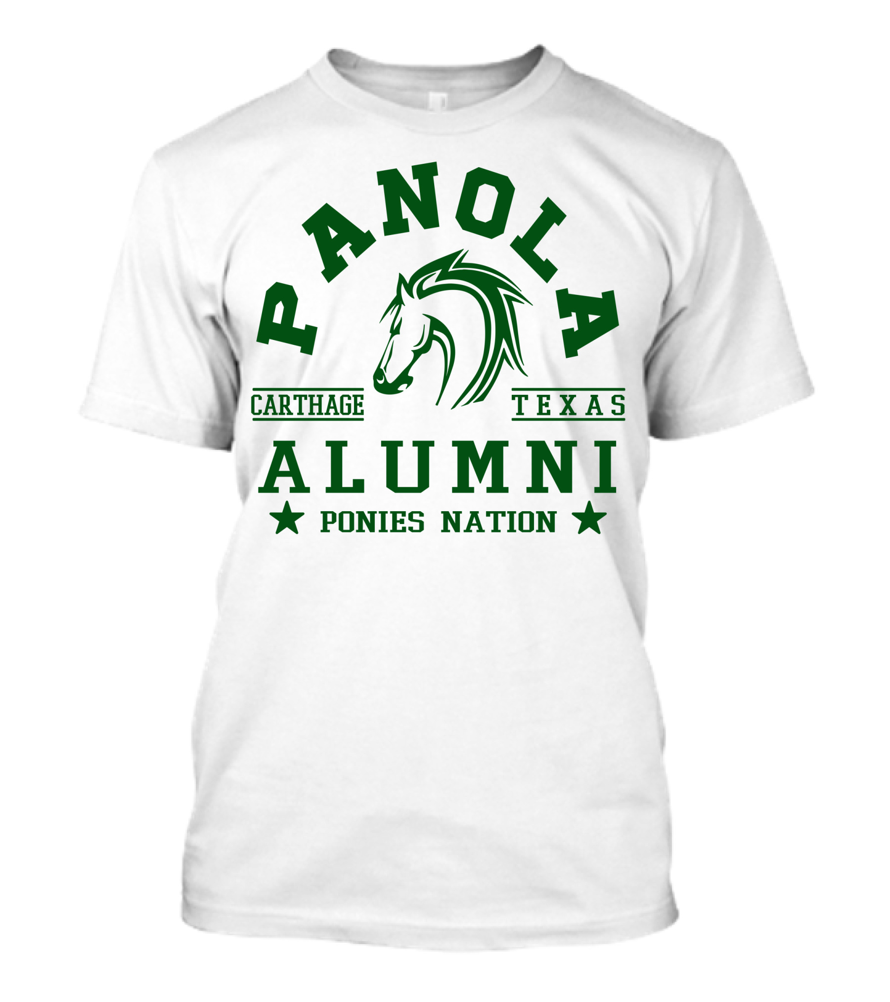 Panola Carthage Texas Alumni Ponies Nation T-Shirt