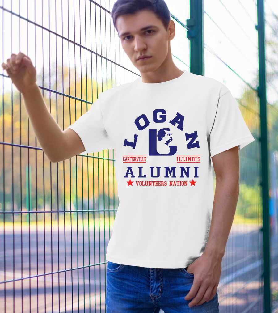 Logan Alumni Carterville Illinois Volunteers Nation T-Shirt