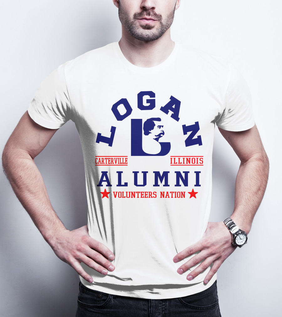 Logan Alumni Carterville Illinois Volunteers Nation T-Shirt