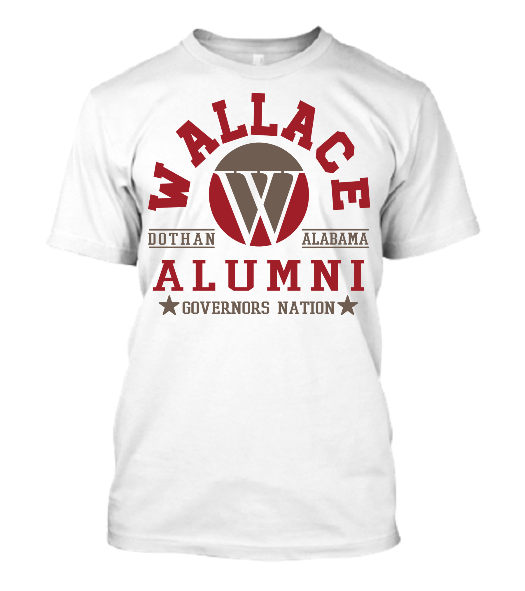 Wallace Dothan Alabama Alumni Governors Nation T-Shirt