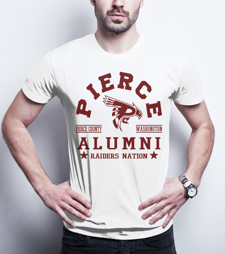 Pierce County Washington Alumni Raiders Nation T-Shirt