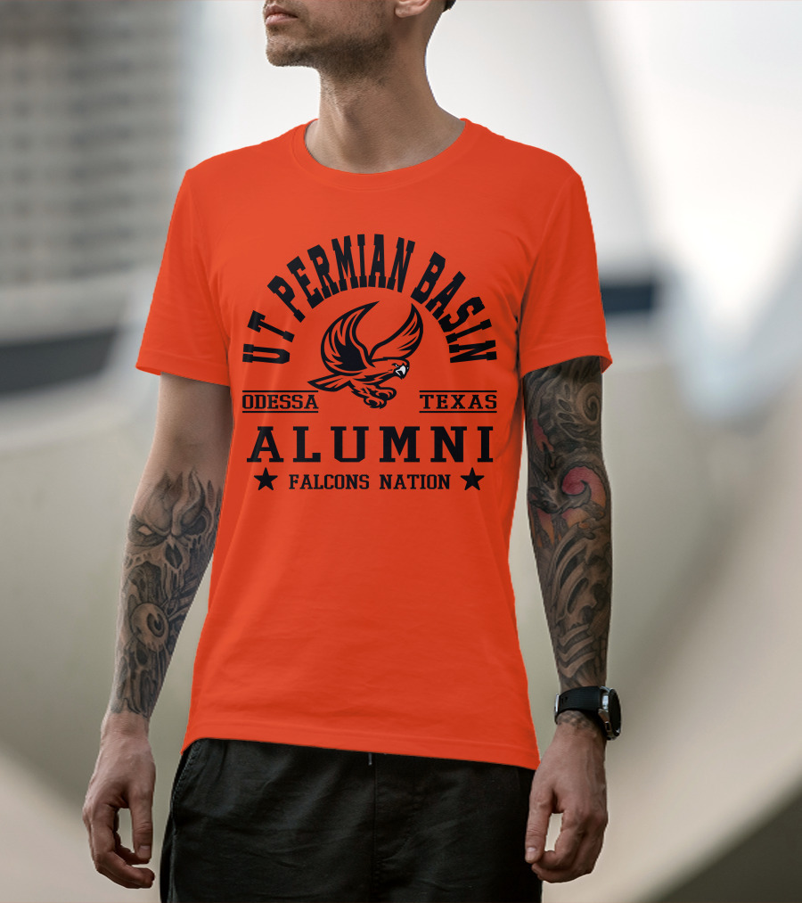 UT Permian Basin Alumni Falcons Nation Odessa Texas T-Shirt
