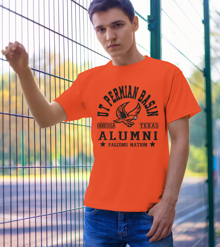 UT Permian Basin Alumni Falcons Nation Odessa Texas T-Shirt