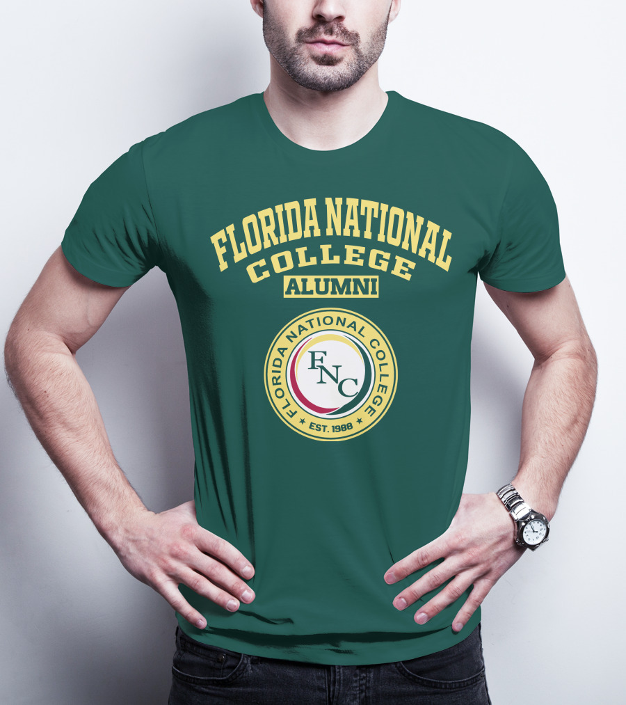 Florida National College Alumni FNC Est. 1988 T-Shirt
