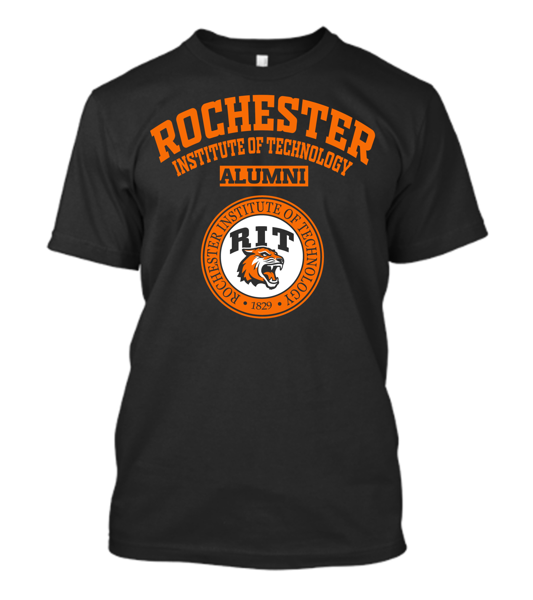 Rochester Institute Of Technology Alumni RIT Tiger Logo 1829 T-Shirt