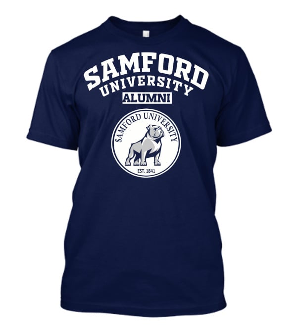 Samford University Alumni Est. 1841 Bulldog T-Shirt