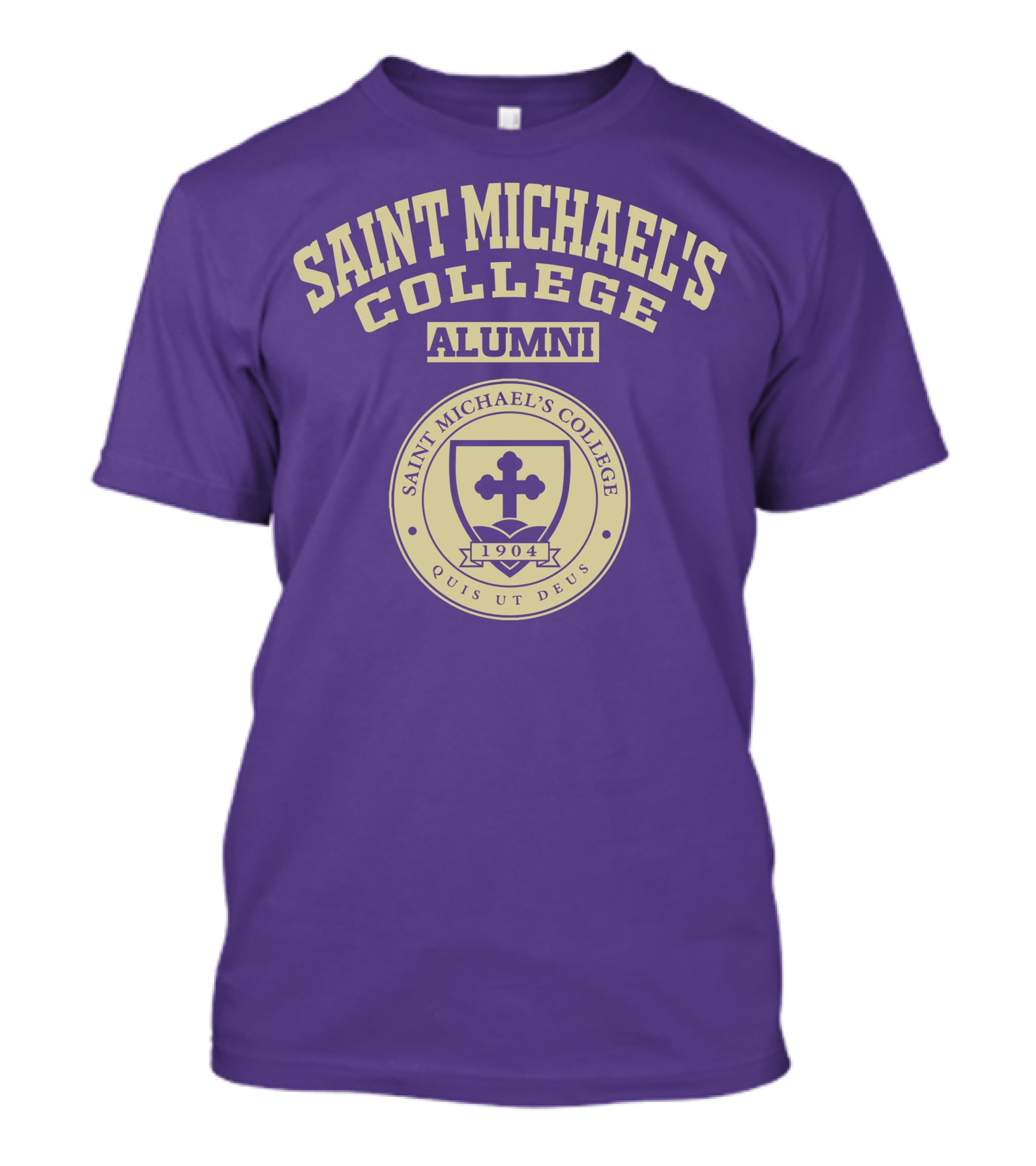 Saint Michael's College Alumni 1904 Quis Ut Deus T-Shirt