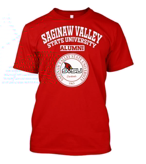 Saginaw Valley State University Alumni SVSU Cardinals 1963 T-Shirt