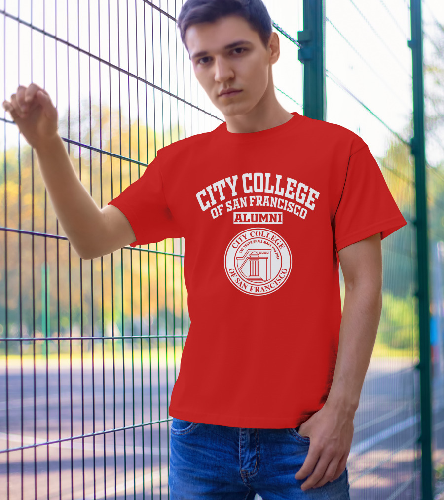 City College Of San Francisco Alumni Logo The Truth Shall Make You Free T-Shirt