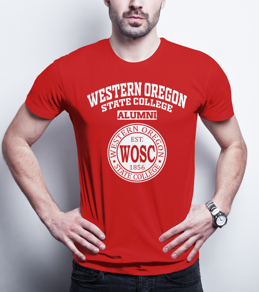 Western Oregon State College Alumni WOSC Est. 1856 T-Shirt