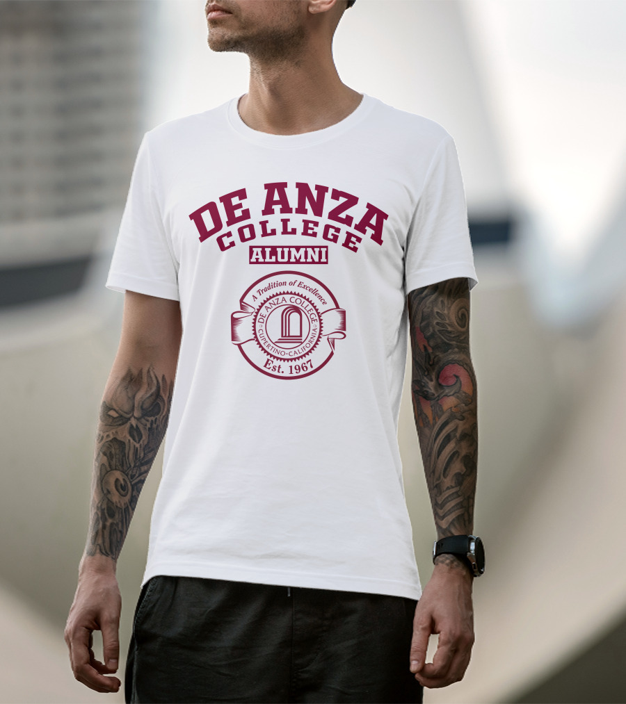 De Anza College Alumni A Tradition Of Excellence Cupertino California Est. 1967 T-Shirt