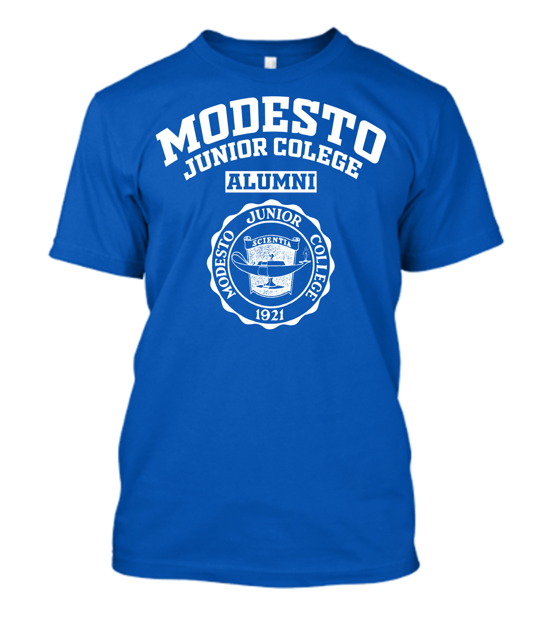 Modesto Junior College Alumni Scientia Seal 1921 T-Shirt