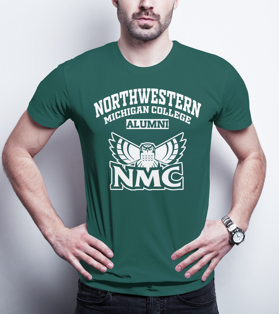 Northwestern Michigan College Alumni NMC Owl T-Shirt