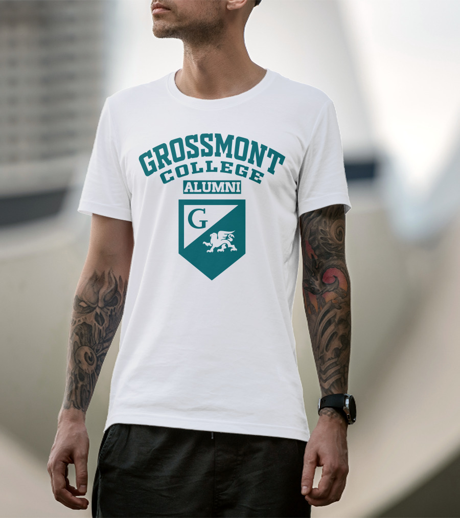 Grossmont College Alumni Griffin Shield Emblem T-Shirt