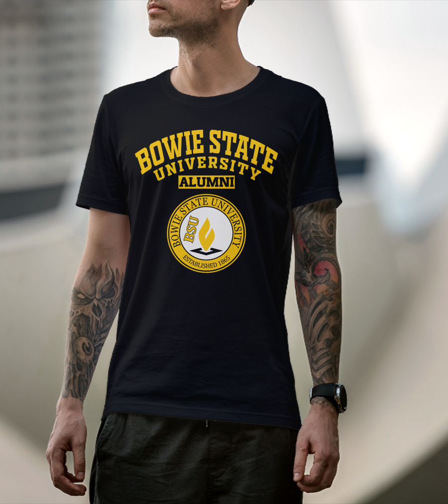 Bowie State University Alumni BSU Established 1865 T-Shirt