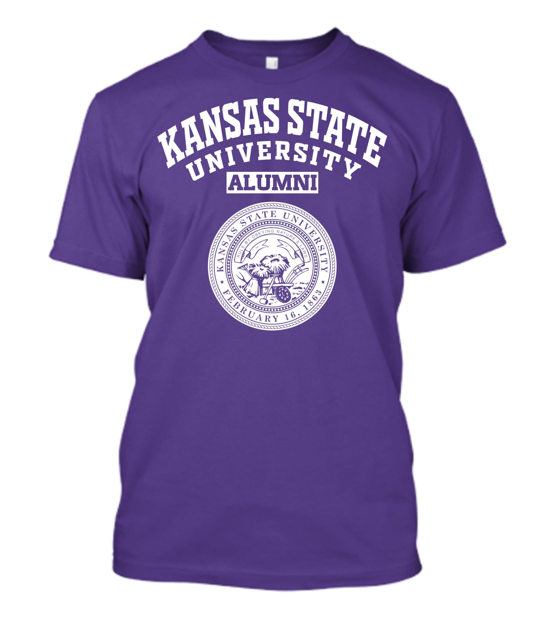 Kansas State University Alumni February 16 1863 Seal T-Shirt