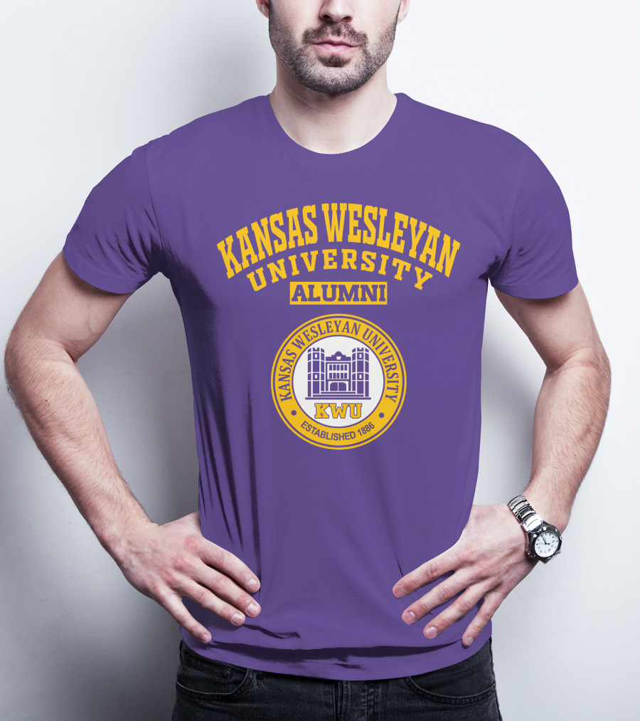 Kansas Wesleyan University Alumni KWU Established 1886 T-Shirt
