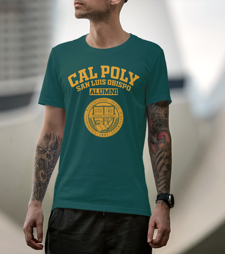 Cal Poly San Luis Obispo Alumni California Polytechnic State University Seal T-Shirt