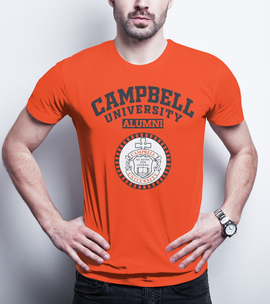 Campbell University Alumni Ad Astra Per Aspera Seal T-Shirt