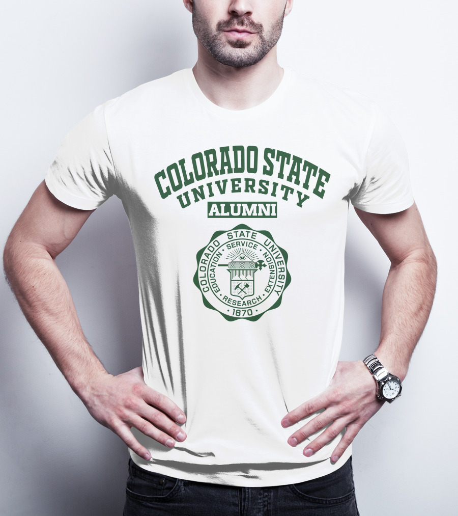 Colorado State University Alumni Seal 1870 Emblem T-Shirt