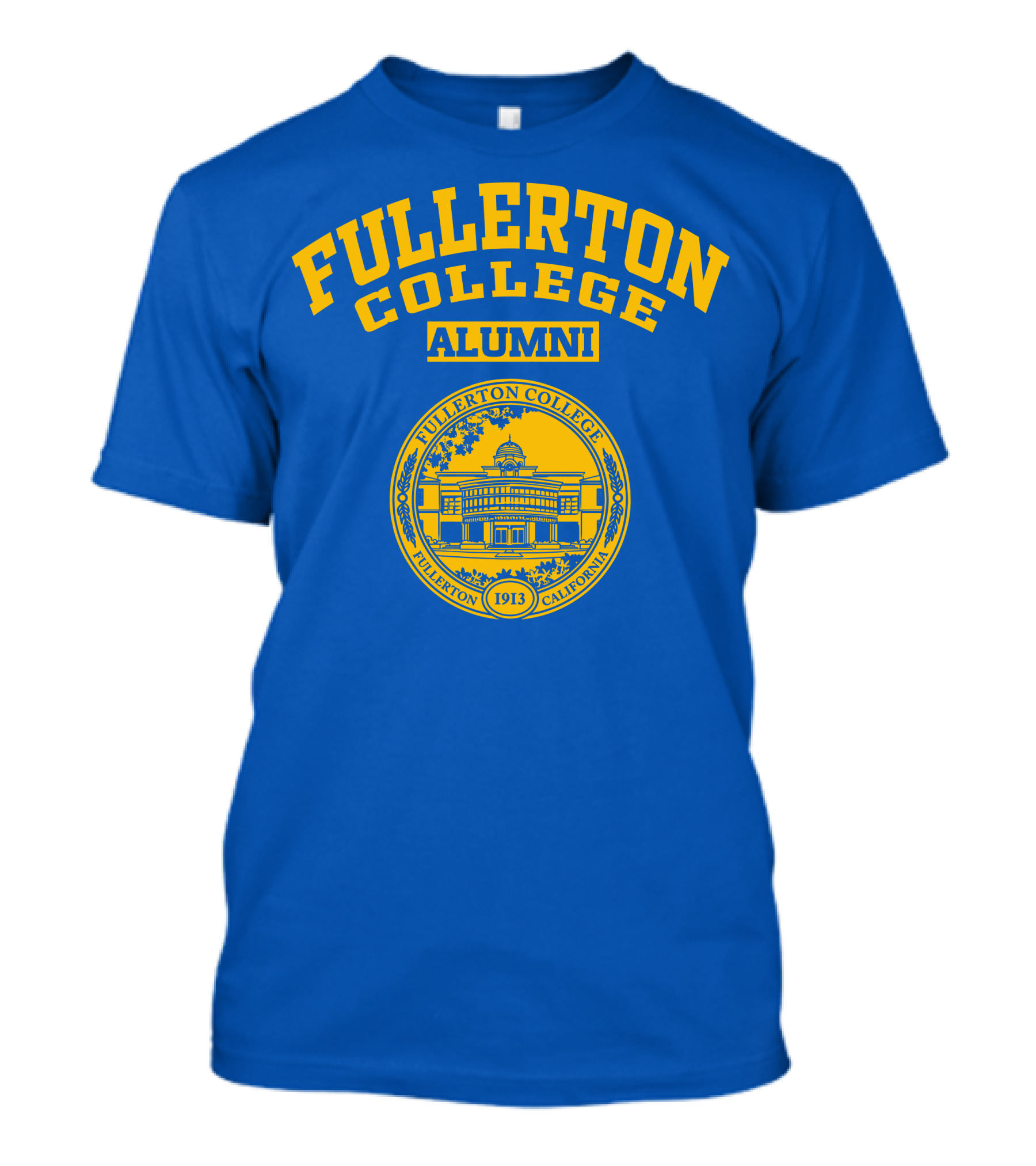 Fullerton College Alumni 1913 Seal California T-Shirt