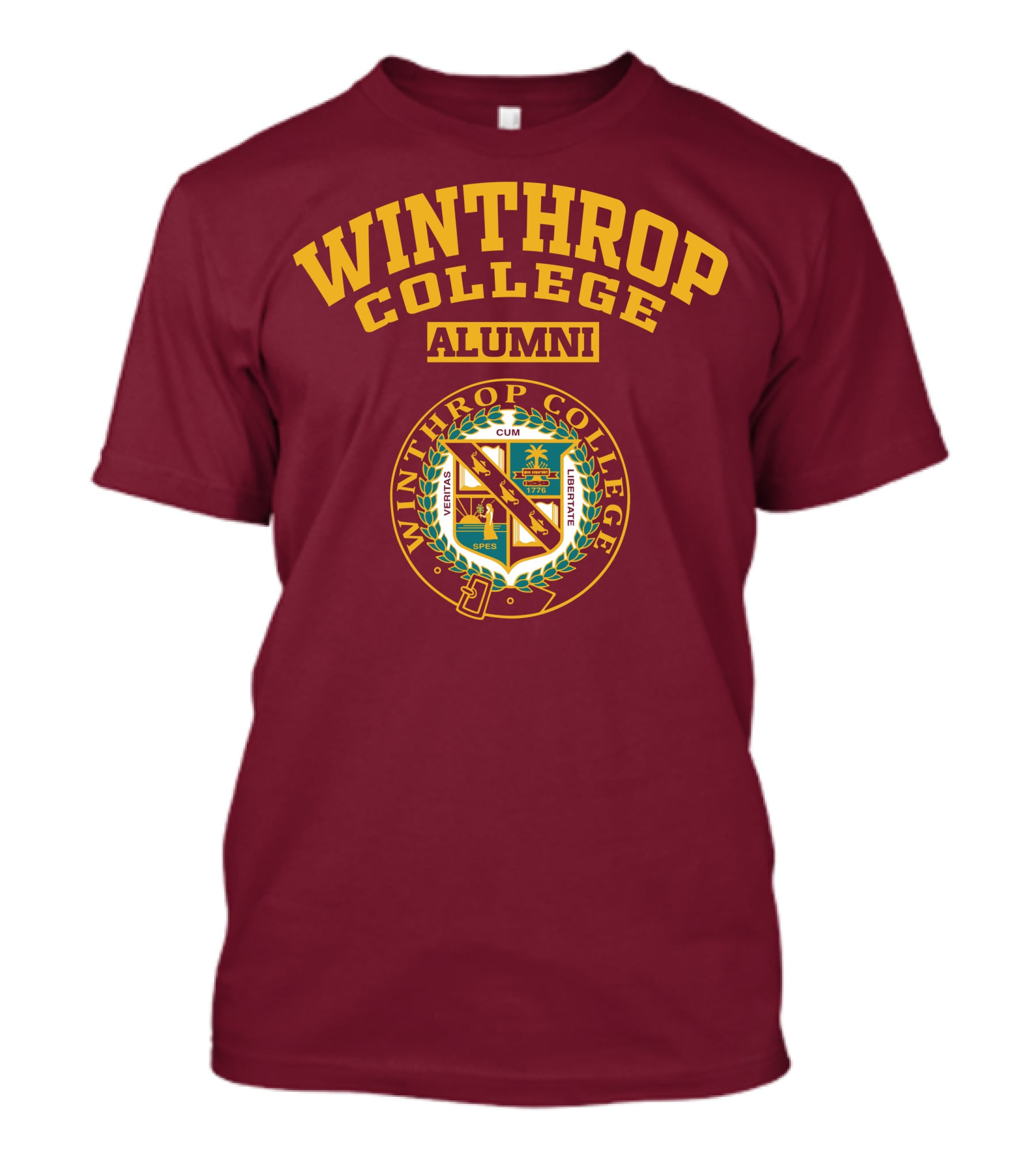 Winthrop College Alumni Vestris Cum Spes Liberate Seal 1875 T-Shirt
