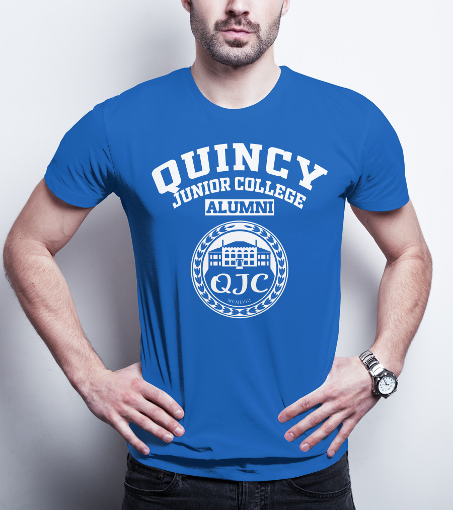 Quincy Junior College Alumni QJC MCMLVIII T-Shirt