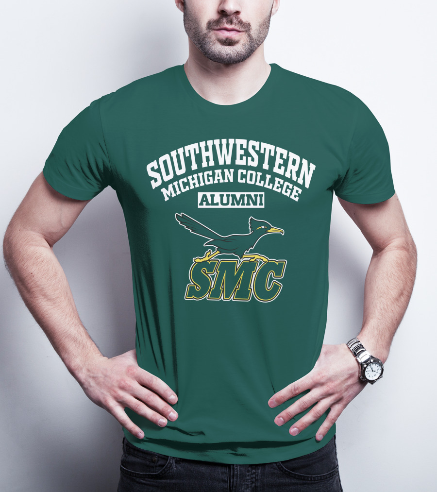 Southwestern Michigan College Alumni SMC Bird T-Shirt