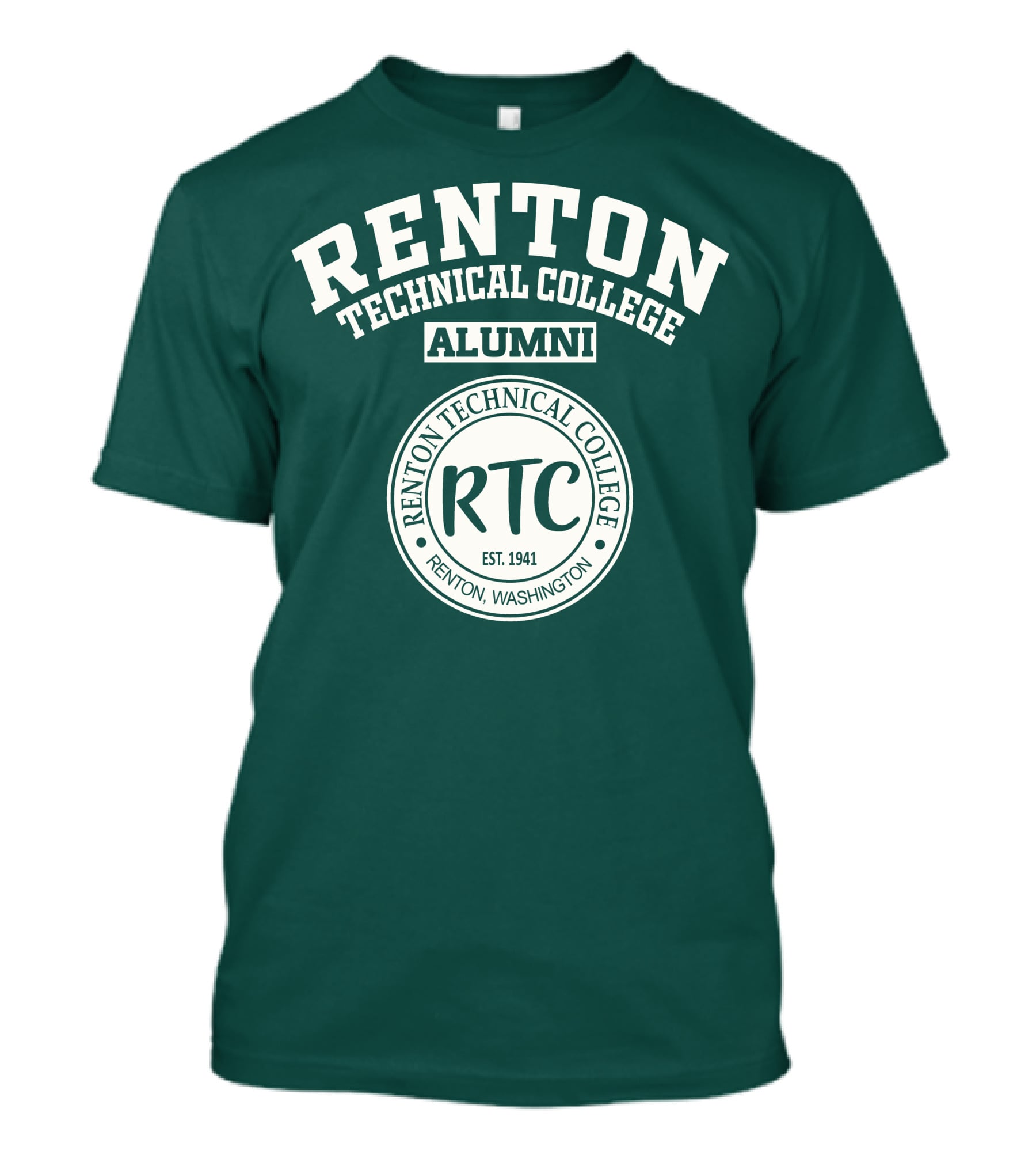 Renton Technical College Alumni RTC Est. 1941 Renton Washington T-Shirt