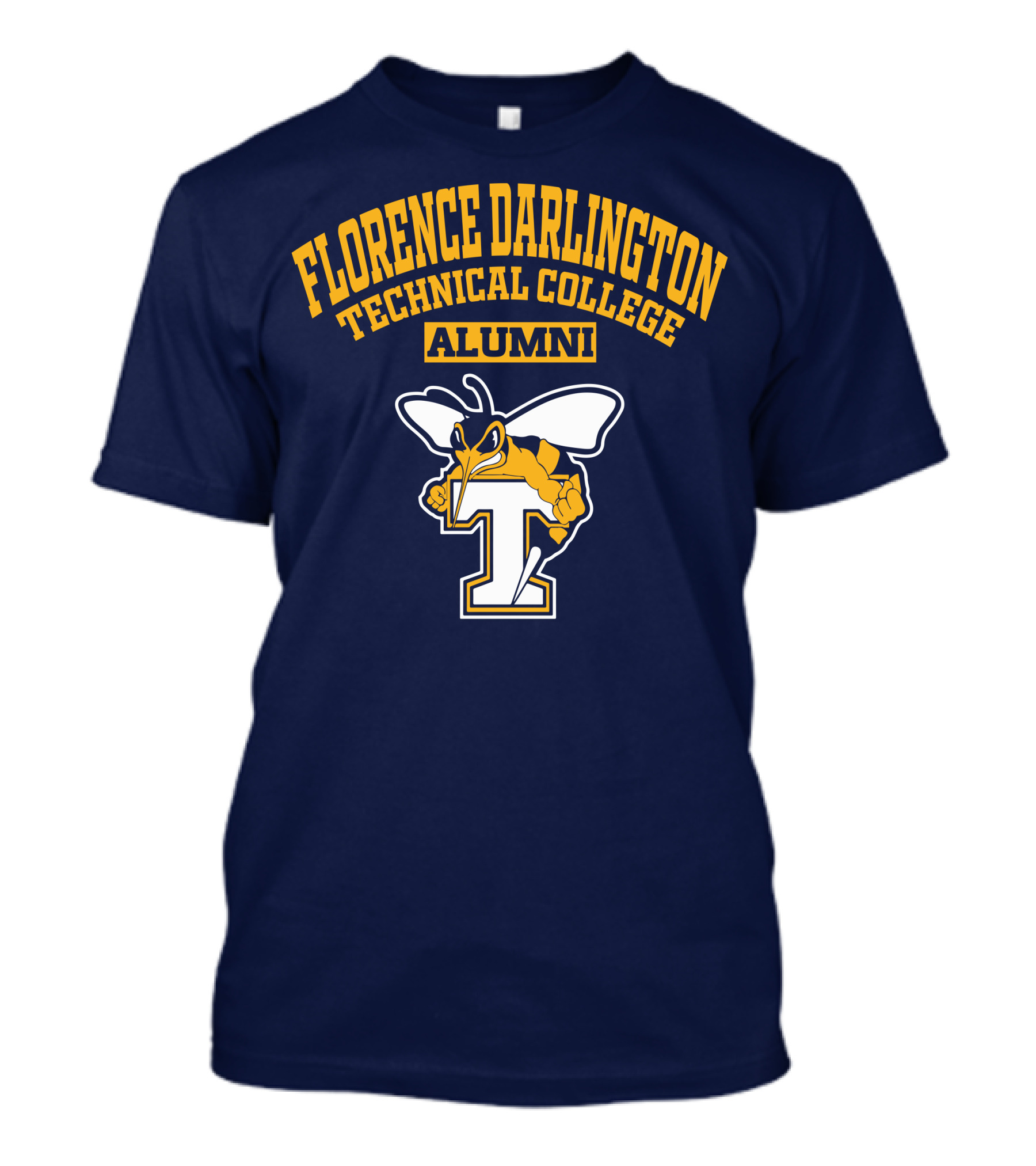 Florence Darlington Technical College Alumni Yellow Jacket T-Shirt
