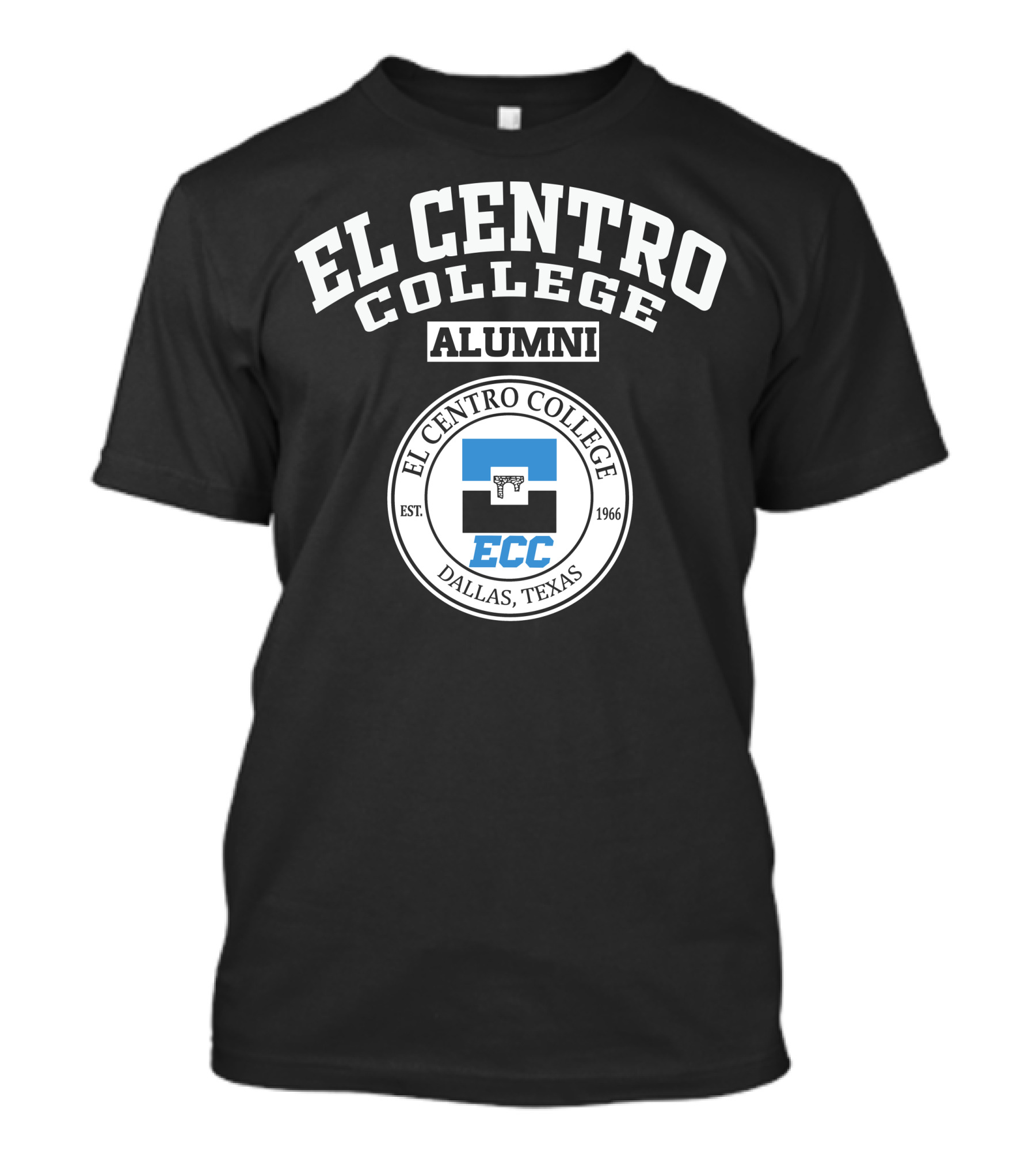 El Centro College Alumni ECC Dallas Texas Est 1966 T-Shirt