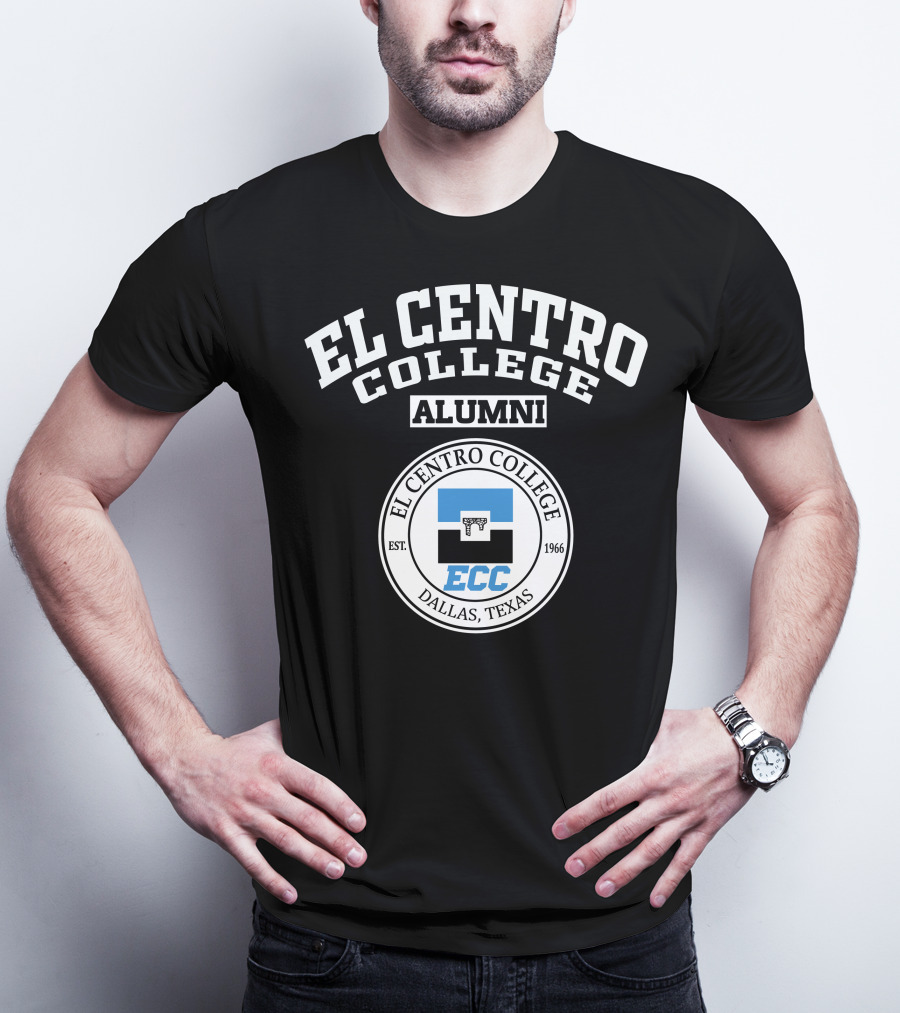 El Centro College Alumni ECC Dallas Texas Est 1966 T-Shirt